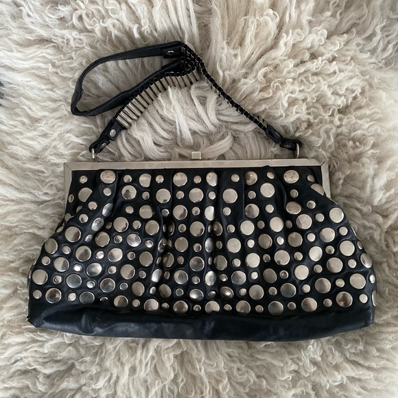 Bags | Vintage Cache Studded Leather Purse | Poshmark